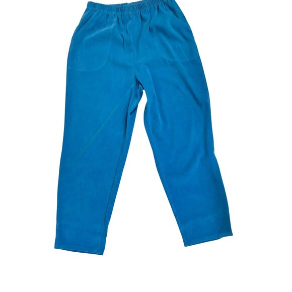 Denim&Co | Pants & Jumpsuits | Comfortable Blue Elastic Waist Lounge ...